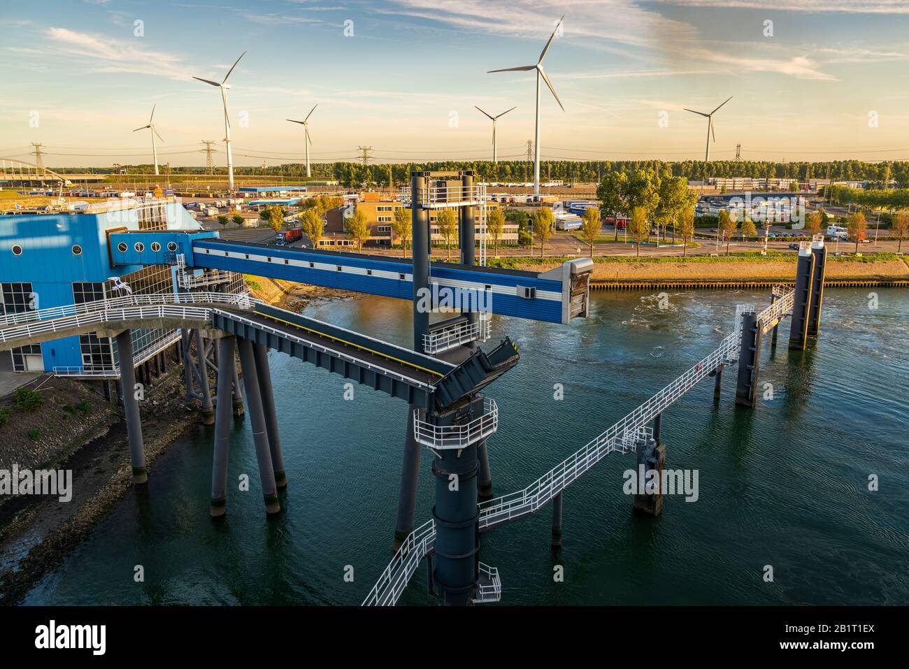 Rotterdam Europoort Port Terminal Netherlands High Resolution Stock ...