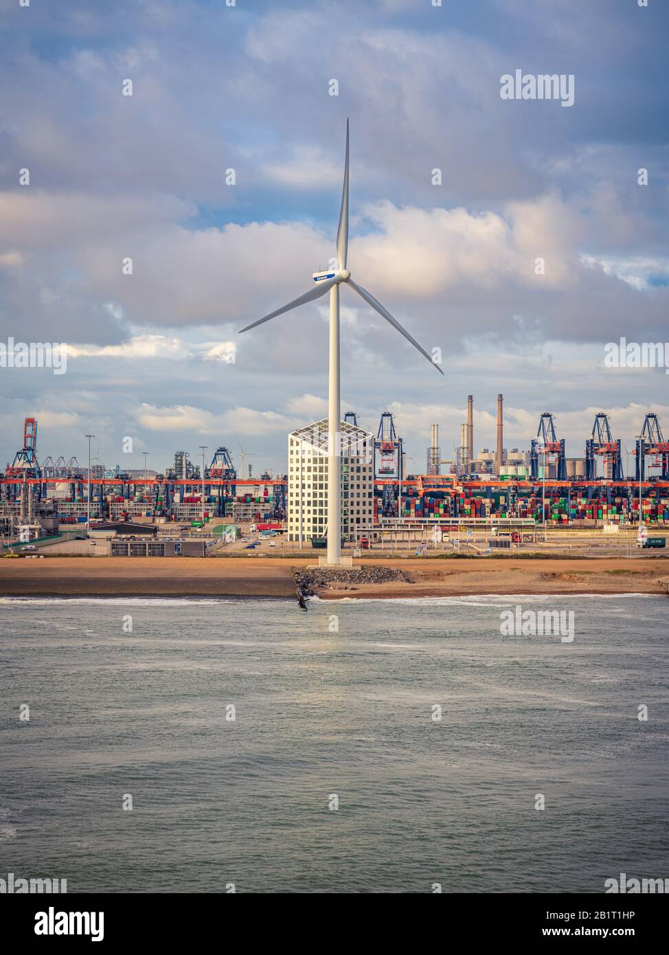 Rotterdam, South Holland, Netherlands - May 10, 2019: The North Sea ...