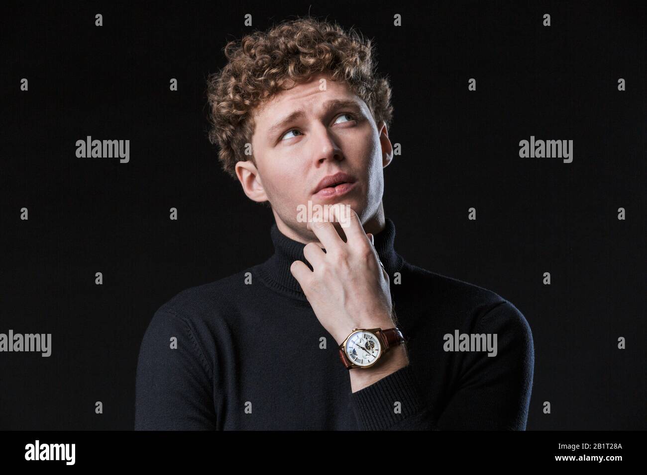 Confident ceo posing in style hi-res stock photography and images - Alamy