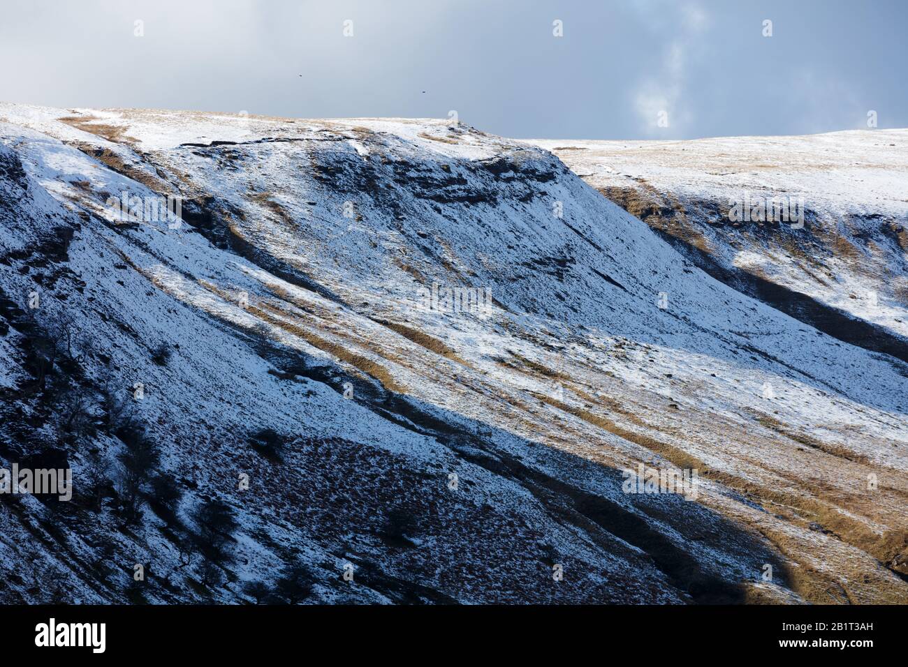 Brecon Beacons, South Wales. 27 February 2020. UK weather: More snow ...