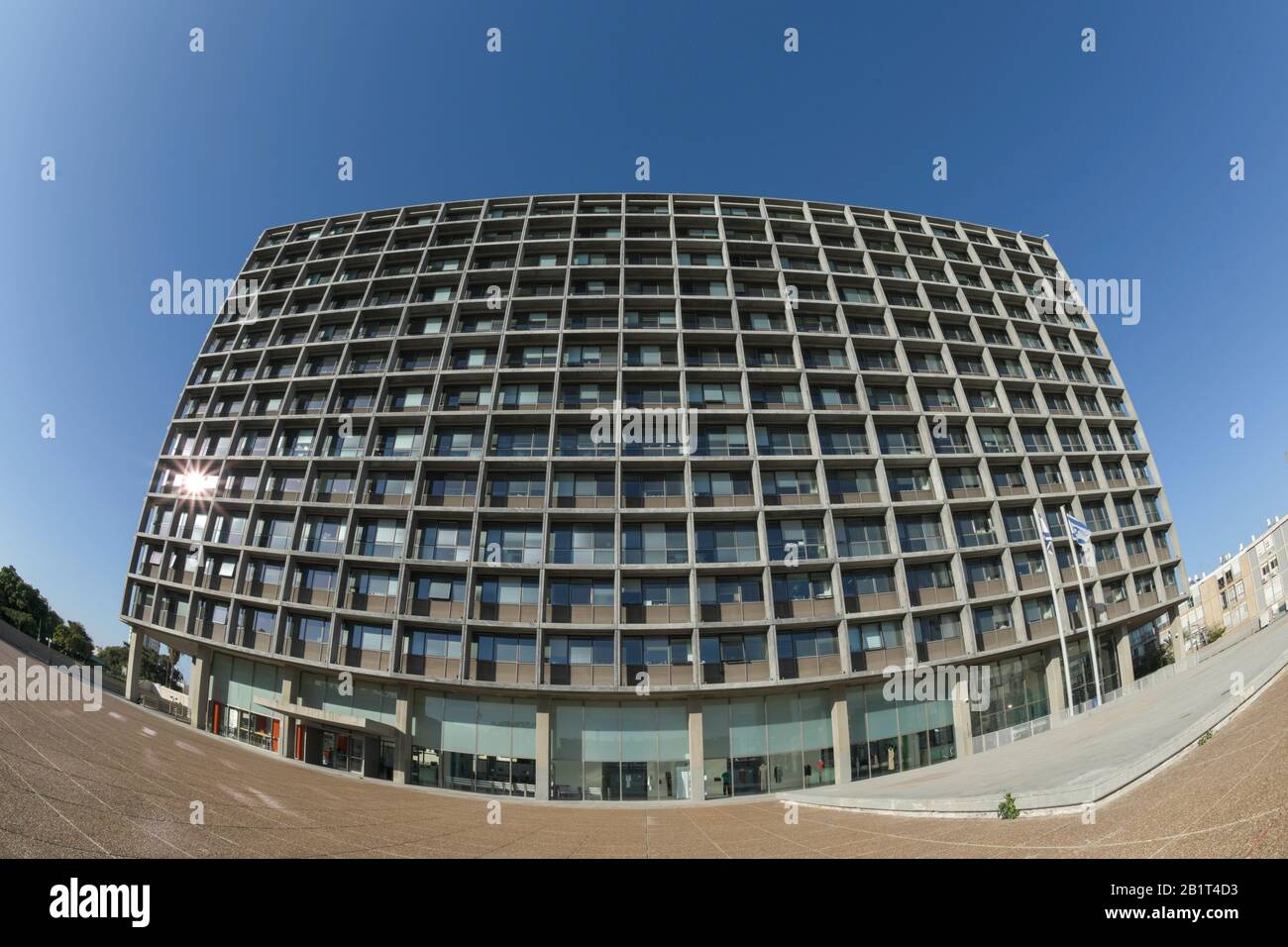 Städtisches Rathaus, Izhak Rabin Square, Tel Aviv, Israel Stock Photo ...
