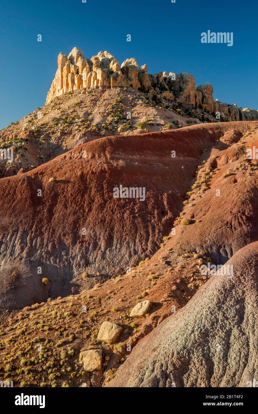 King Bench at Circle Cliffs, Wingate Sandstone formation, Burr Trail ...
