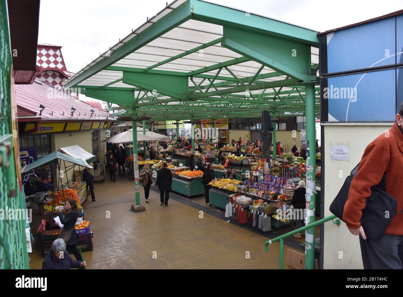 Belgrade food market hi-res stock photography and images - Alamy