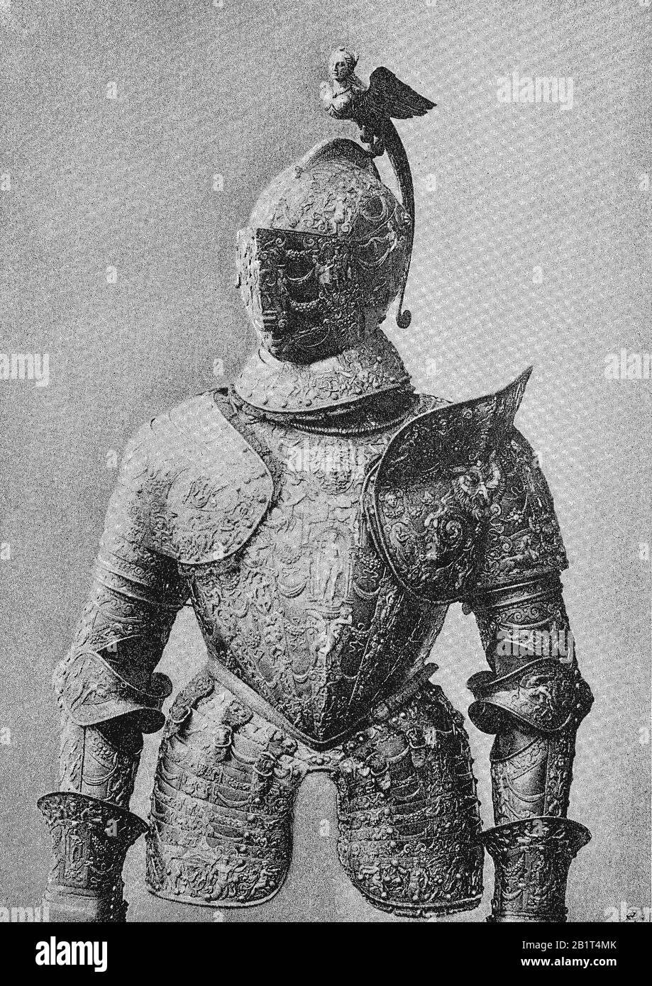 Magnificent armor of Alexander Farnese, Duke of Parma, 1570, made by ...