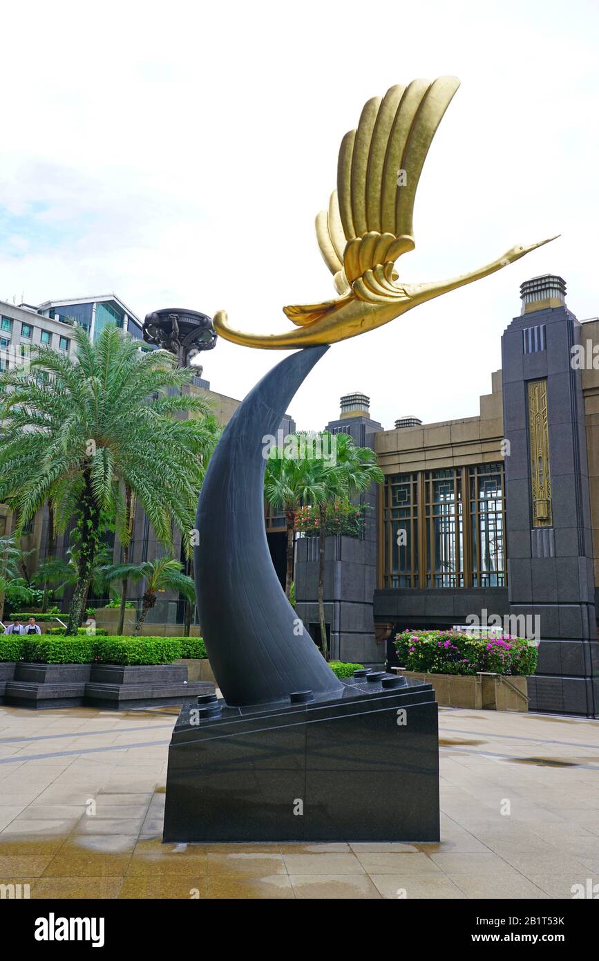 SINGAPORE -9 DEC 2019- View of Parkview Square, a high-rise office ...