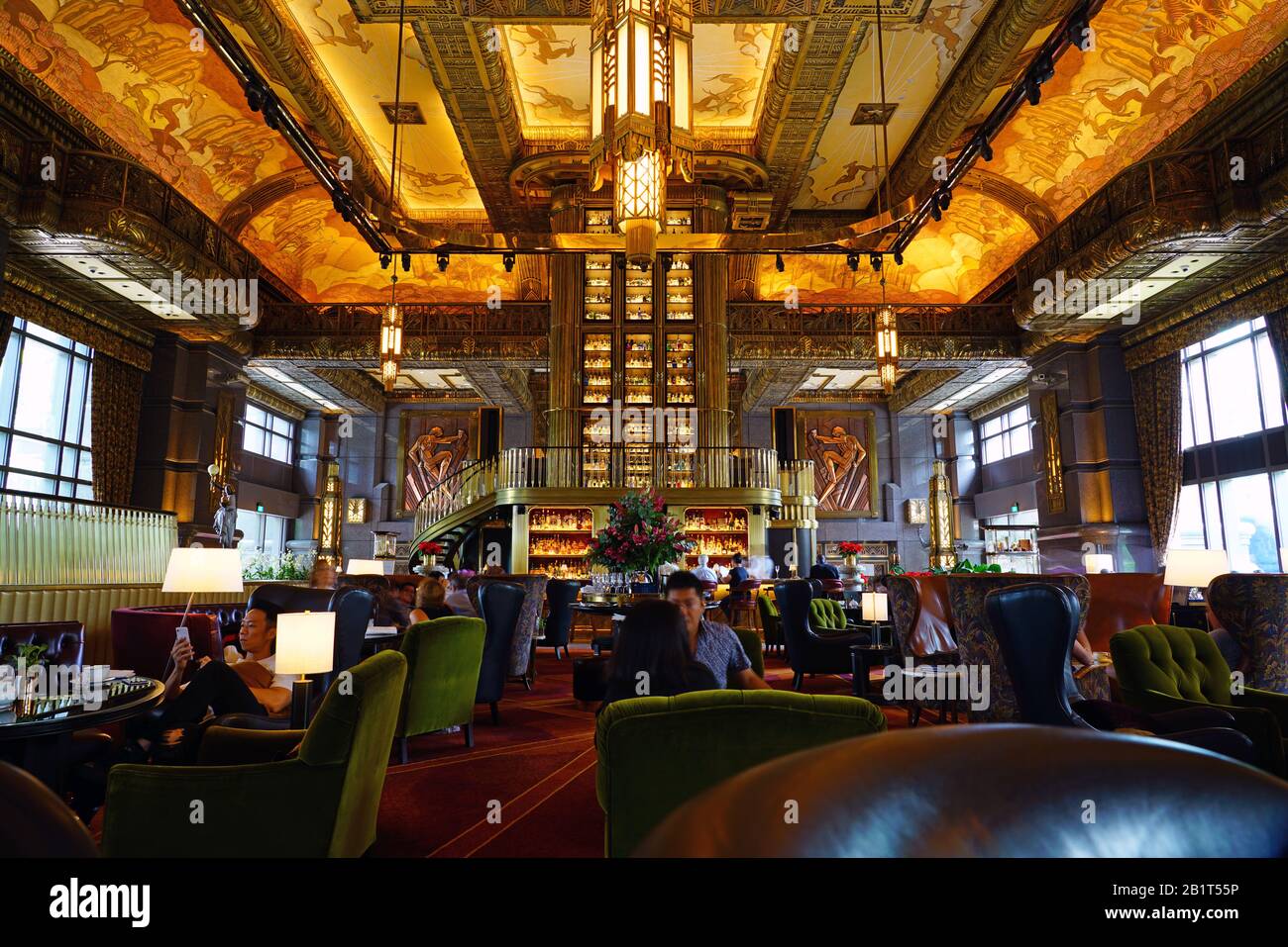 SINGAPORE -9 DEC 2019- View of Parkview Square, a high-rise office ...