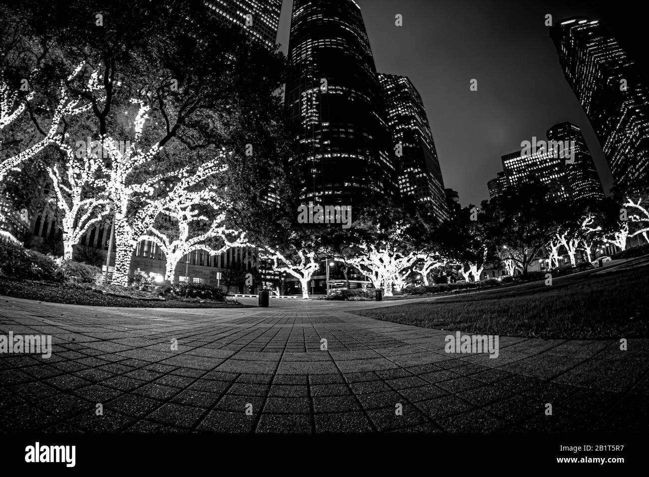 Black white houston texas hi-res stock photography and images - Alamy