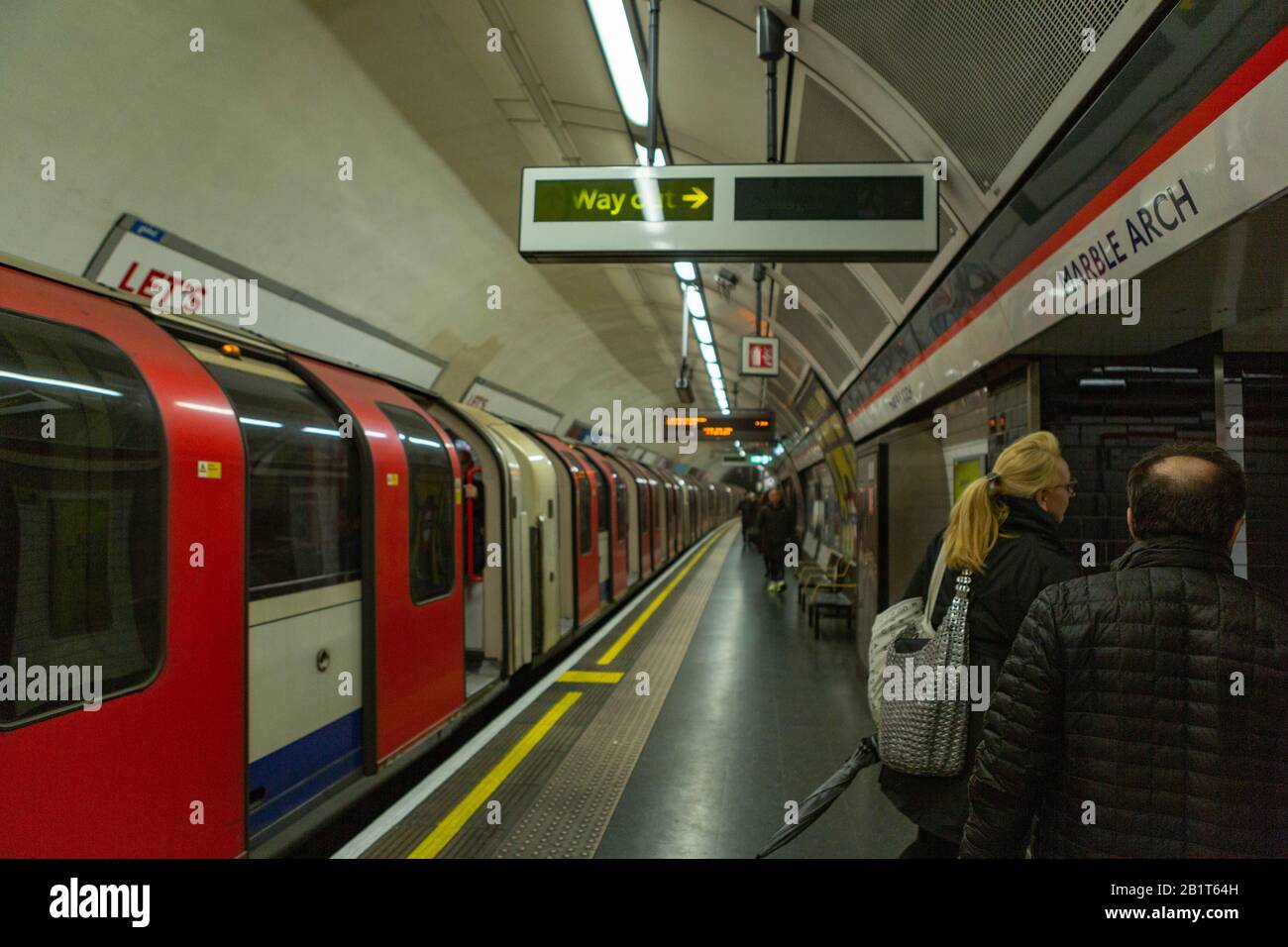 Marble Arch tube station. London, UK Stock Photo - Alamy