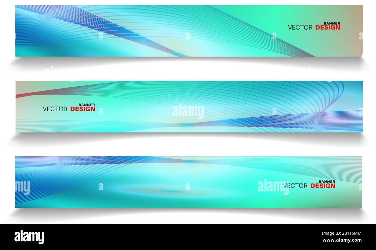 Vector banners arranged for your design, Abstract background ...