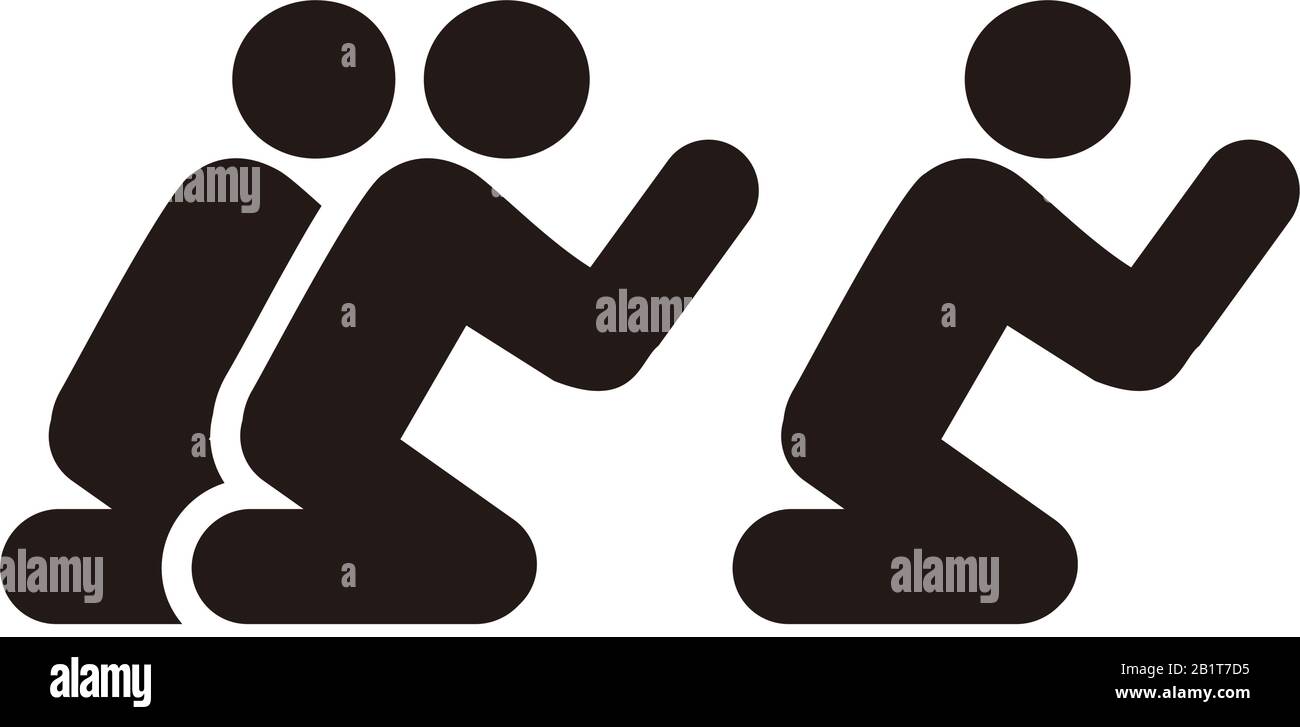 Pray icon from Man Poses Set. Style monochrome gray icons, rounded ...