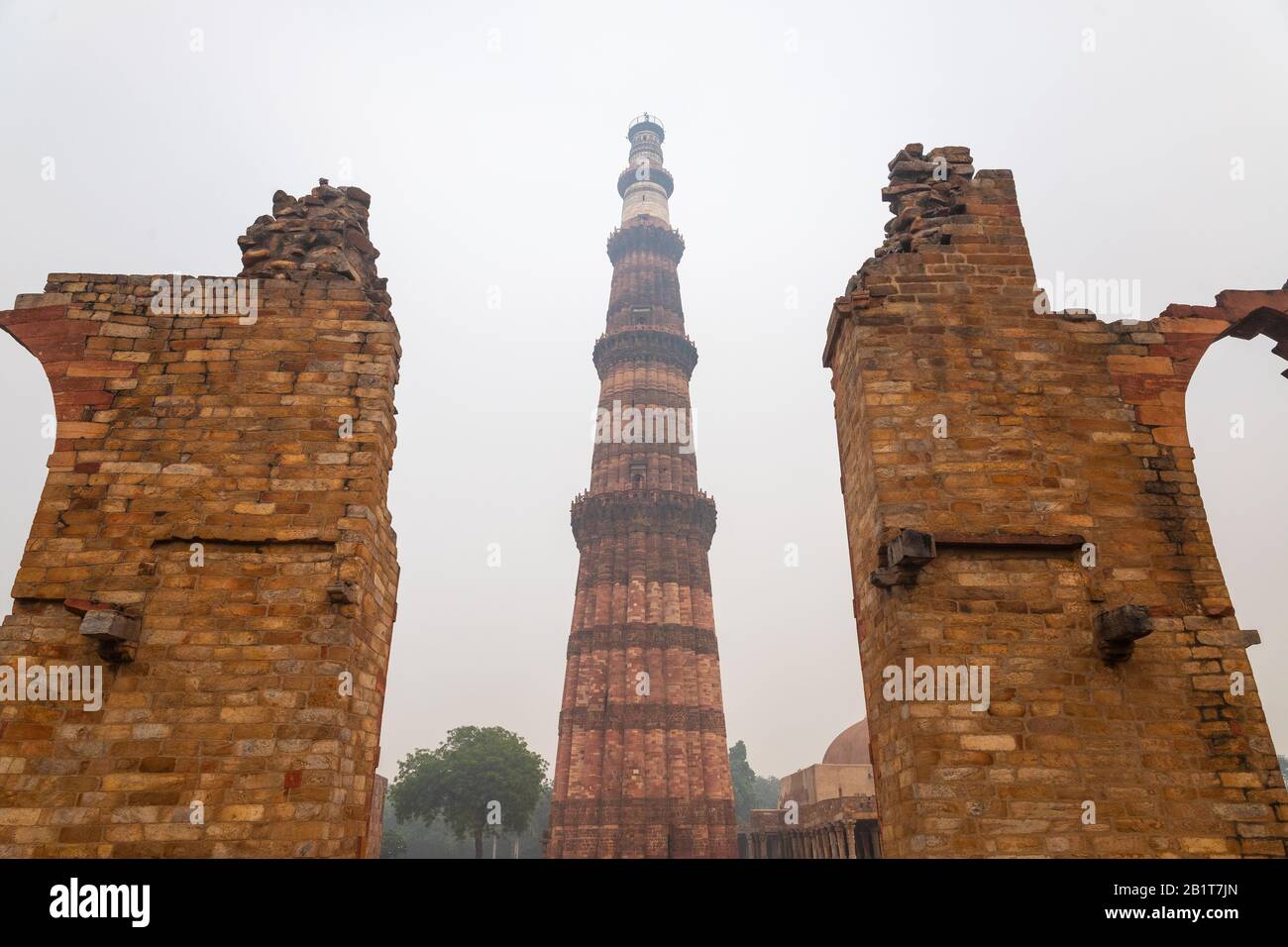 The Qutb Minar is a minaret that forms part of the Qutb complex, a ...
