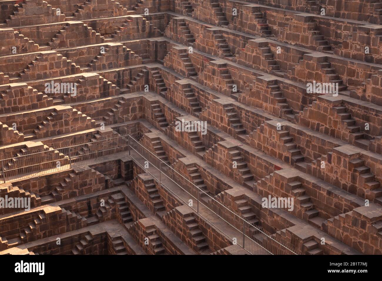 Chand Bawri, Step Well in Abhaneri town, at the Rajasthan region in ...