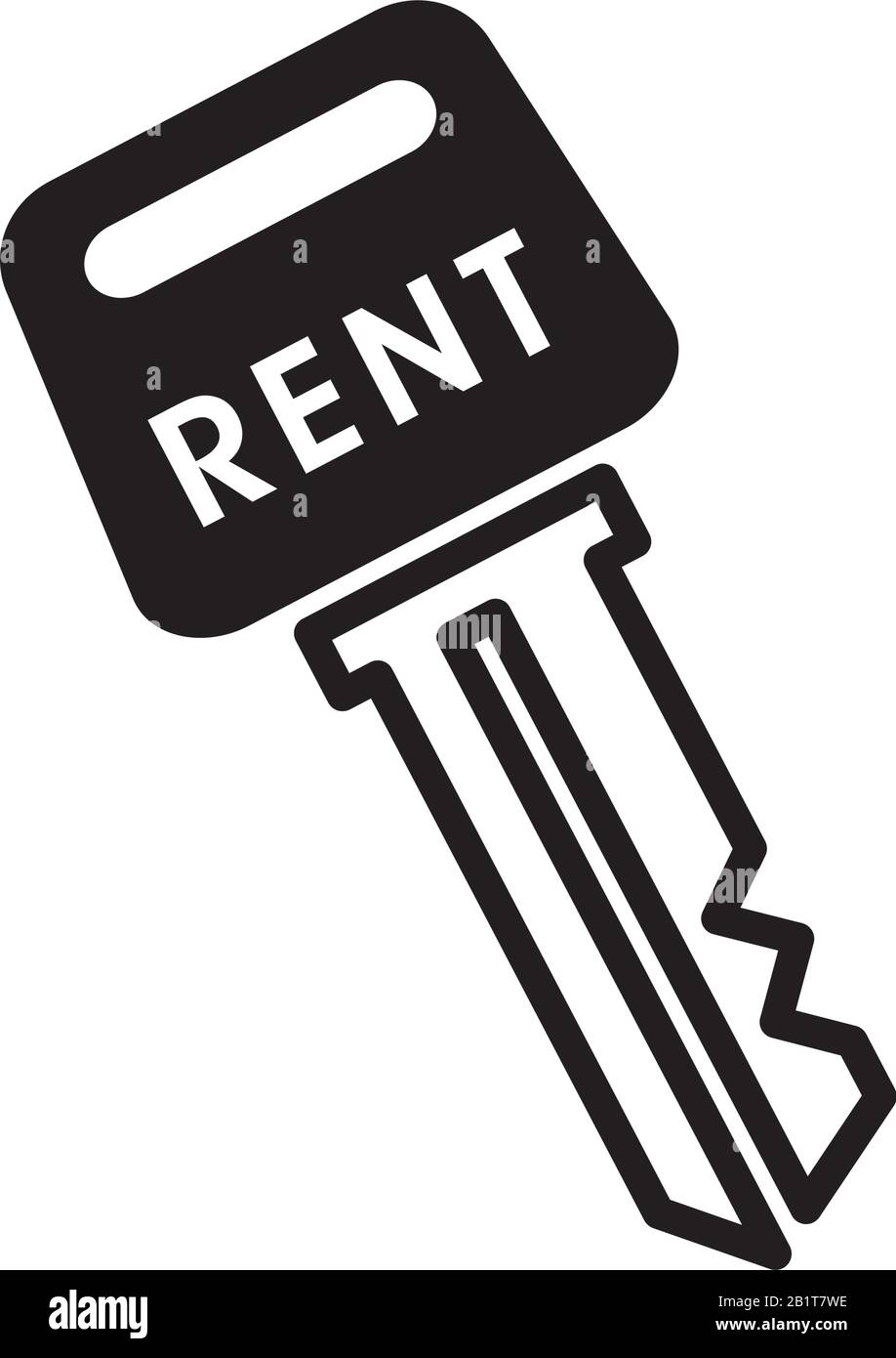 for rent icon vector illustration for graphic and web design Stock ...