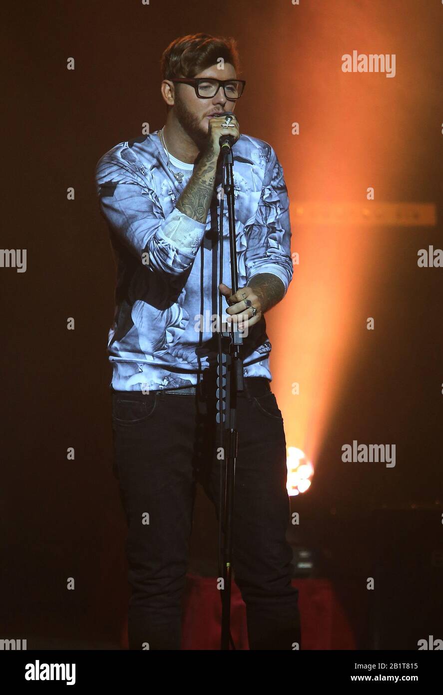 James Arthur performs at Liverpool Echo Arena credit Ian Fairbrother ...