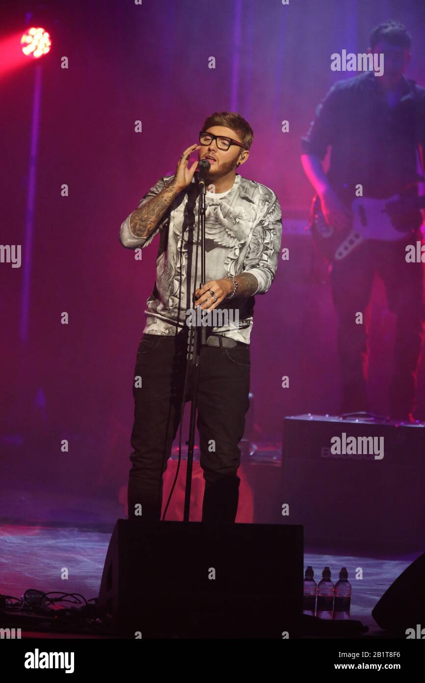 James Arthur performs at Liverpool Echo Arena credit Ian Fairbrother ...