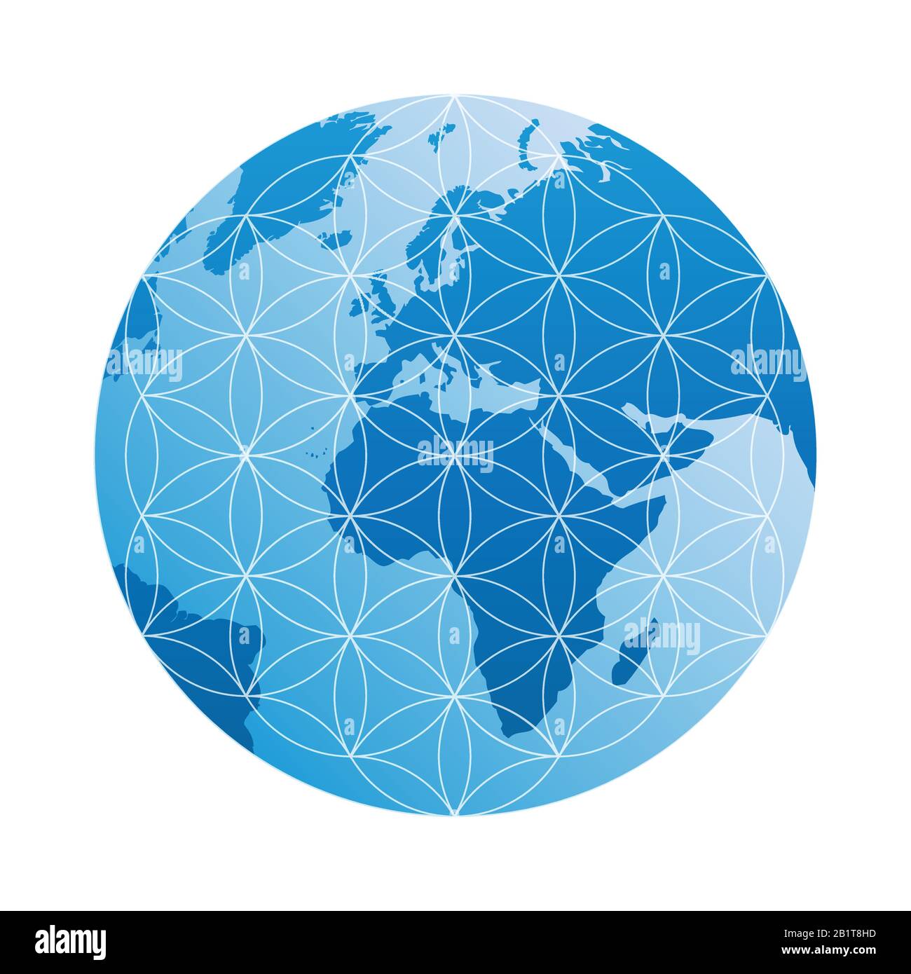 Esoteric flower life in Stock Vector Images - Alamy