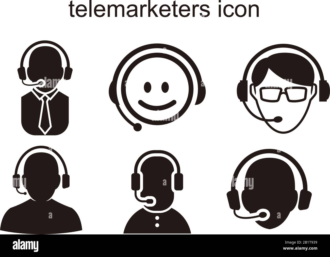 Telemarketing vector vectors hi-res stock photography and images - Alamy