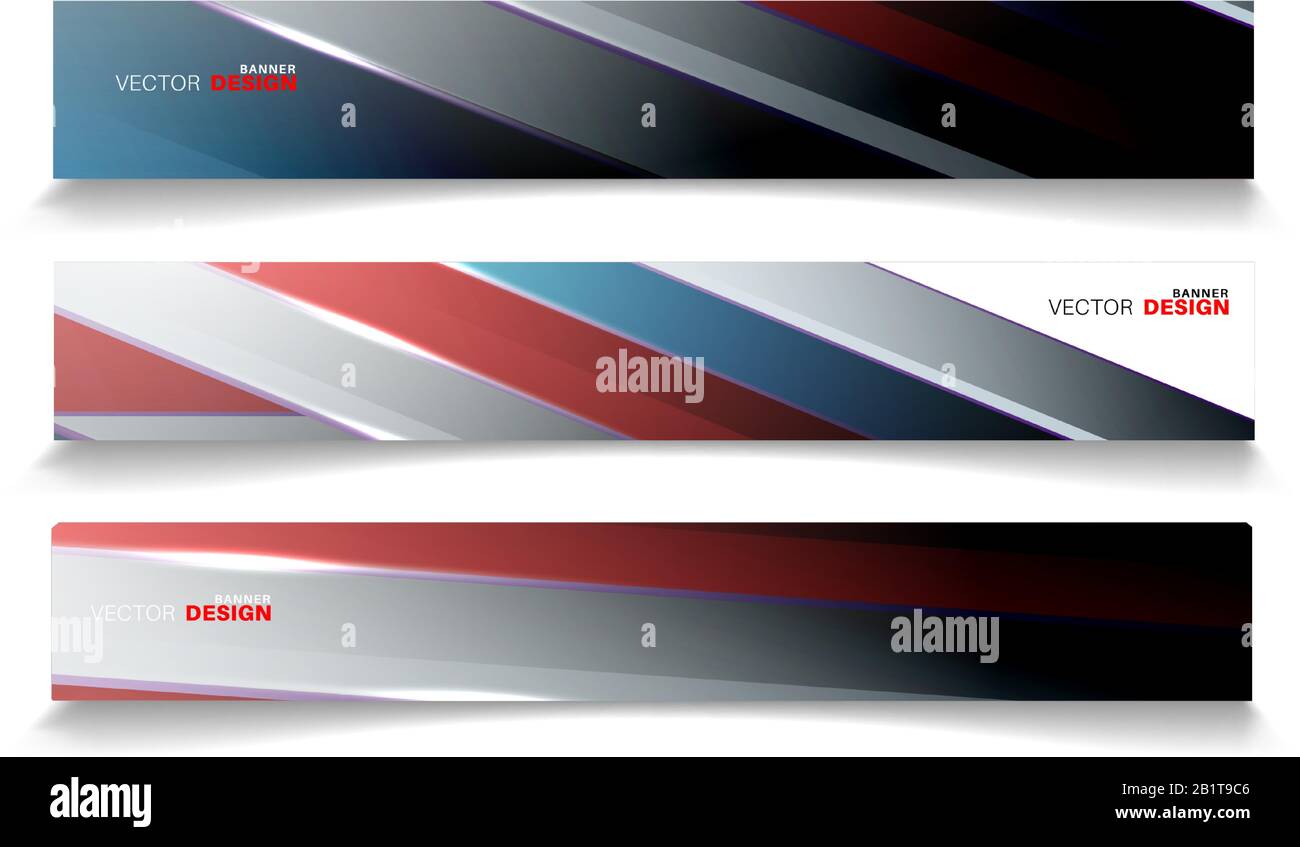 Vector banners arranged for your design, Abstract background ...