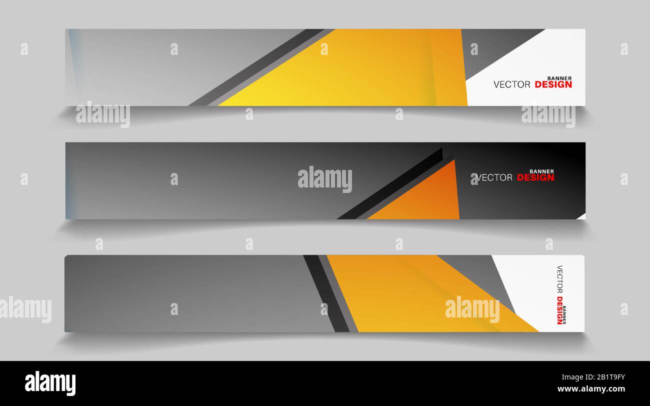 Vector banners arranged for your design, Abstract background ...