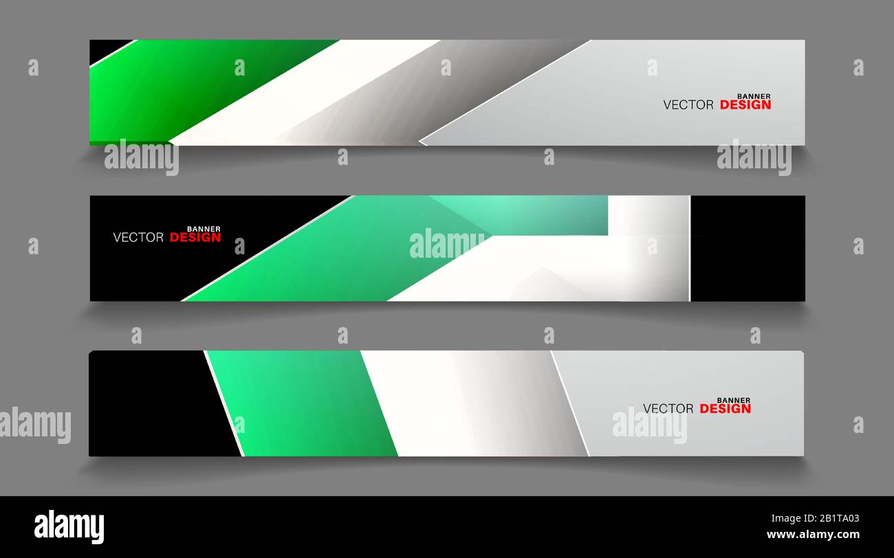 Vector banners arranged for your design, Abstract background ...