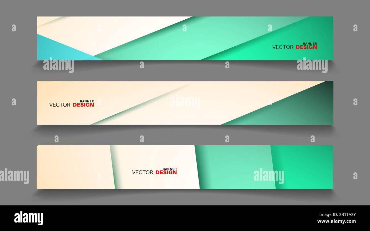 Vector banners arranged for your design, Abstract background ...