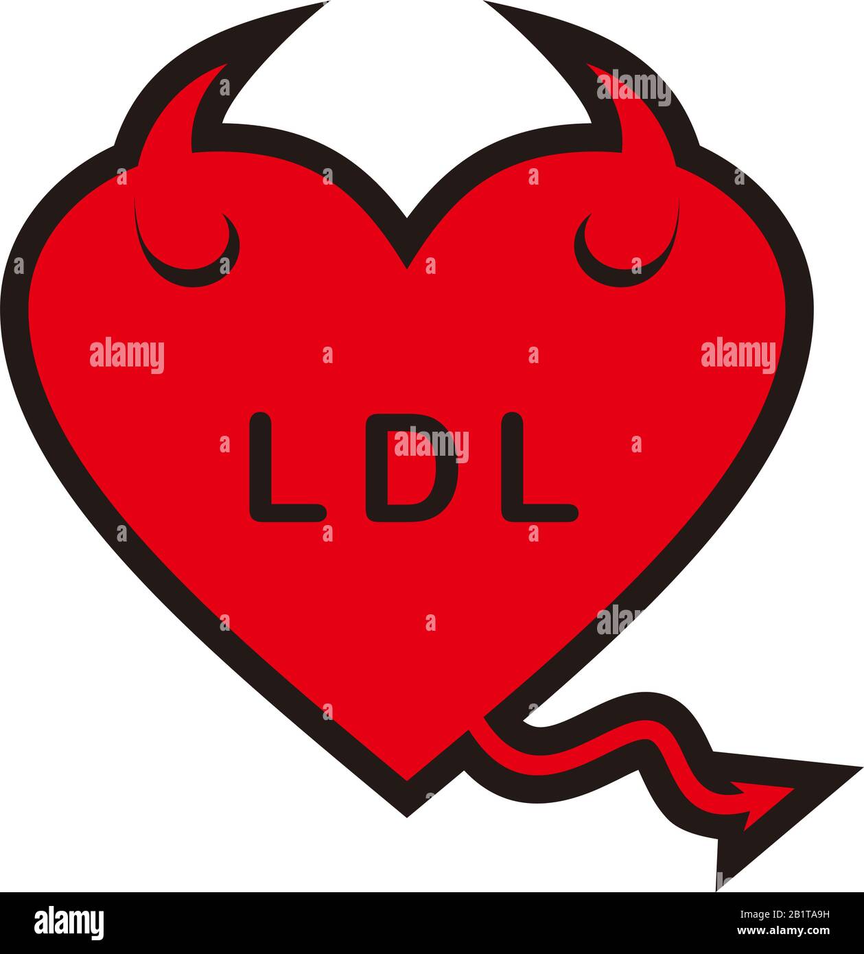 Good and bad cholesterol icon for vegan food vector illustration for ...