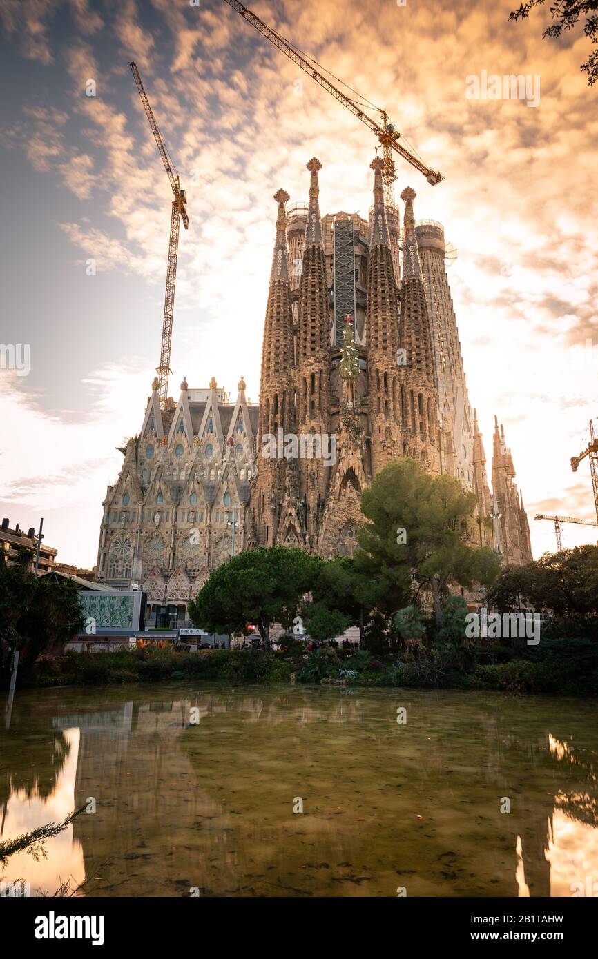 Sagrada Familia Landscape High Resolution Stock Photography and Images ...