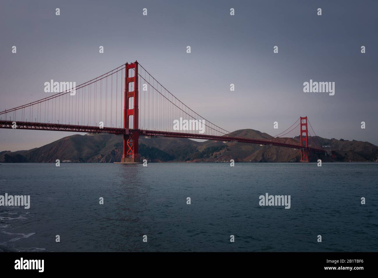 View from the Golden Gate Bridge at Marshall's Beach in San Francisco ...