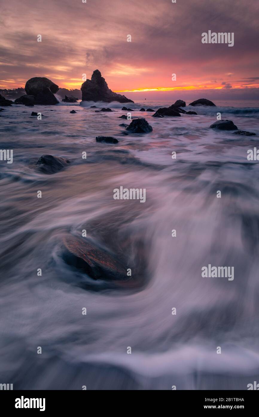 Beautiful sunset marshalls beach in hi-res stock photography and images ...