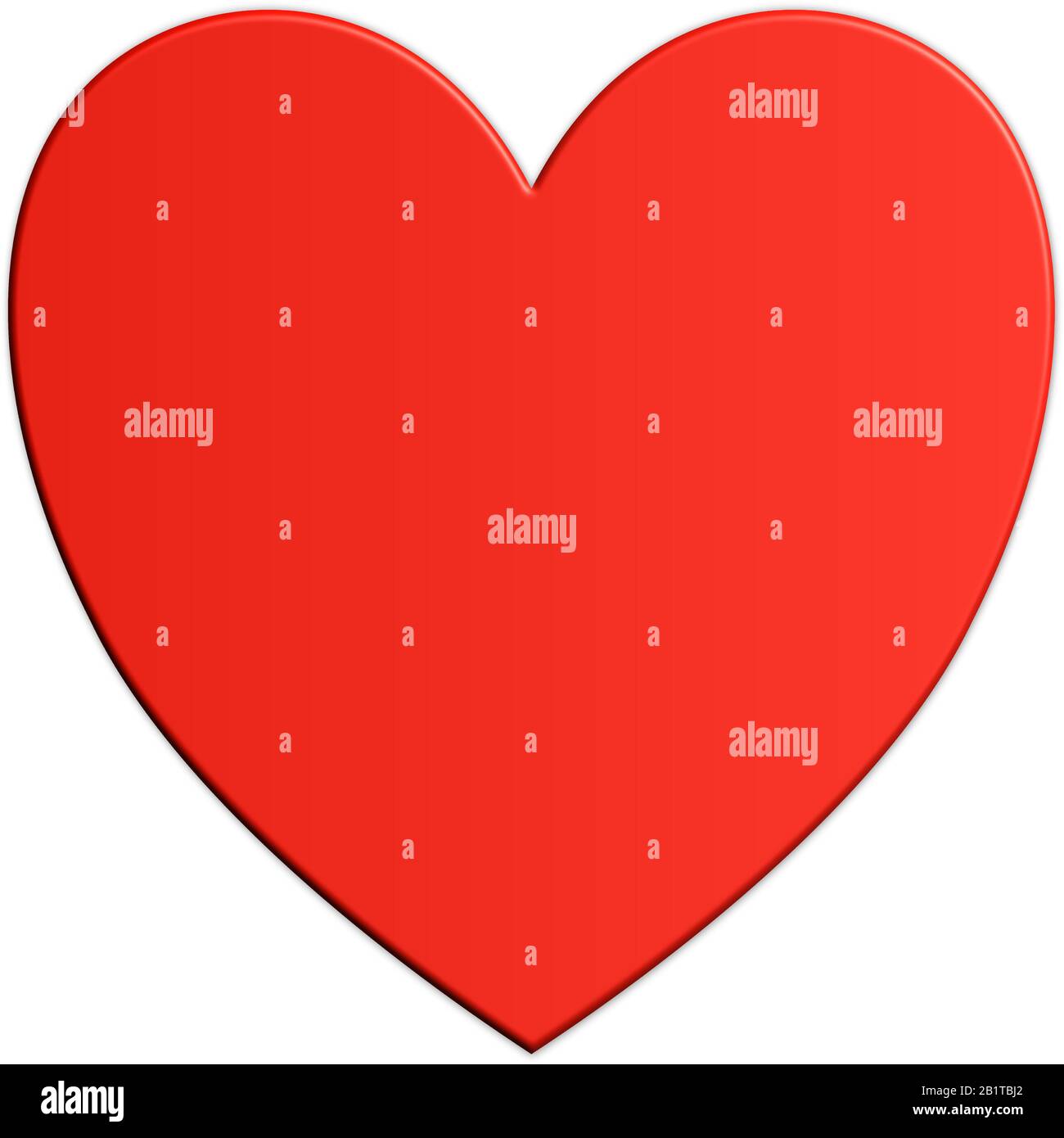 Red heart symbol above Stock Vector Images - Alamy