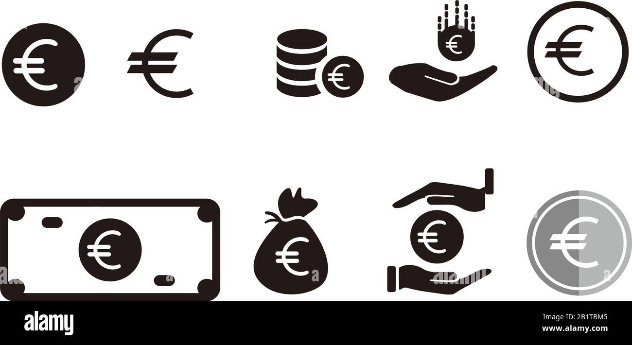 Euro Sign Icon, Euro vector illustration for graphic and web design ...