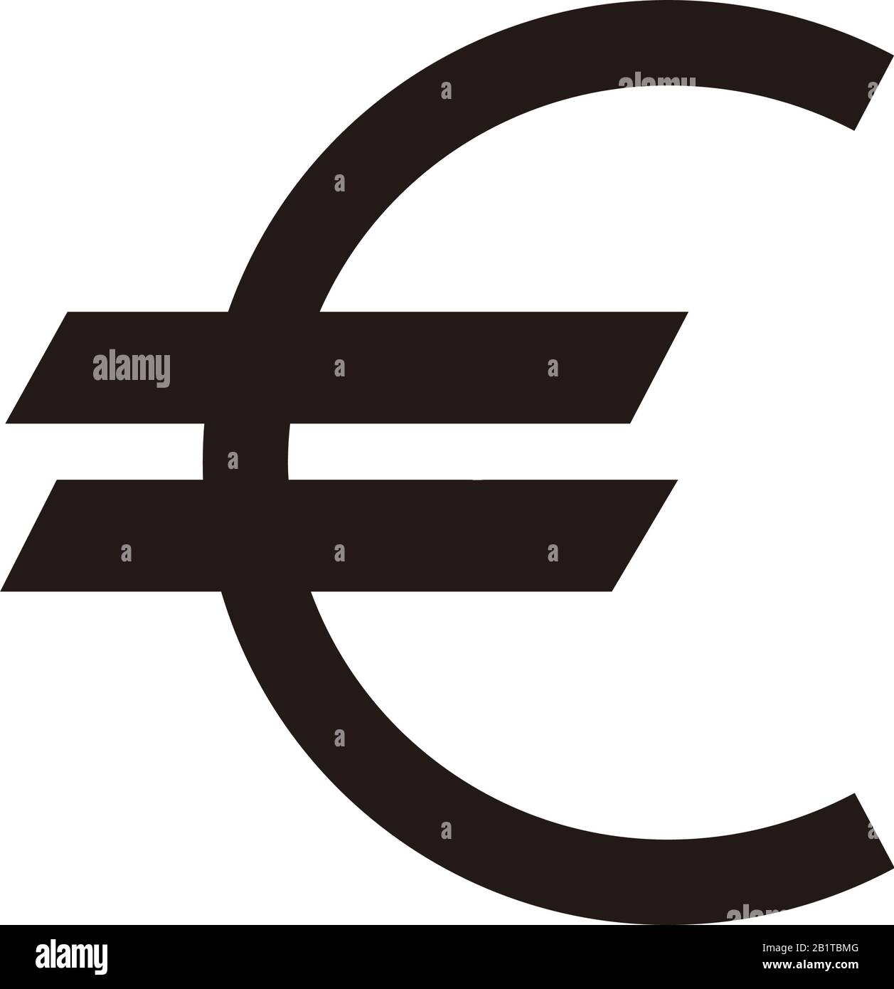Euro Sign Icon, Euro vector illustration for graphic and web design ...