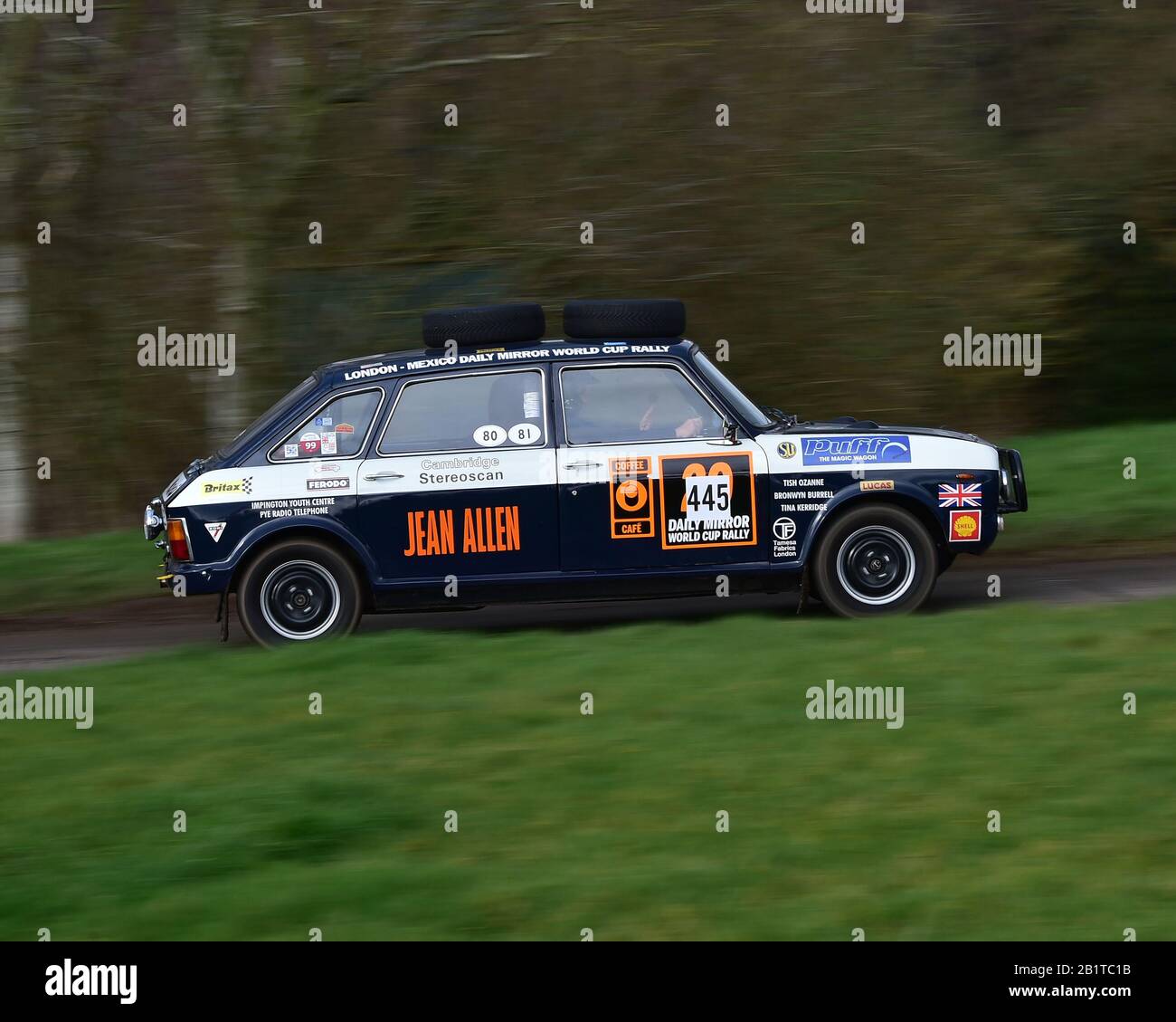 Bron Burrell, Austin Maxi 1750, Puff the Magic Wagon, Race Retro, NAEC ...