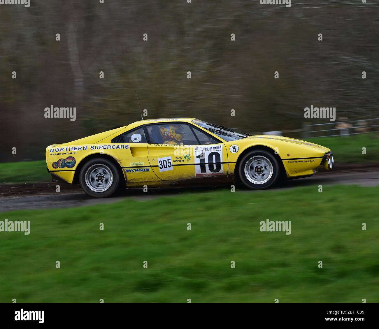 Tony Worswick, Ferrari 308 GTB, Race Retro, NAEC, National Agricultural ...