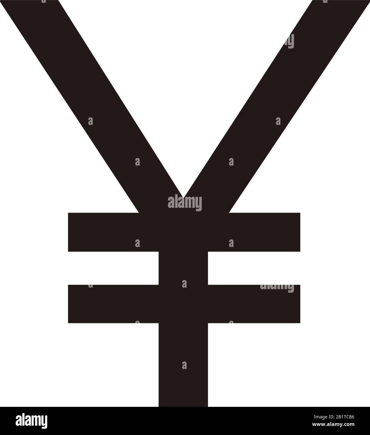 Yen Sign Icon, Yen vector illustration for graphic and web design Stock ...