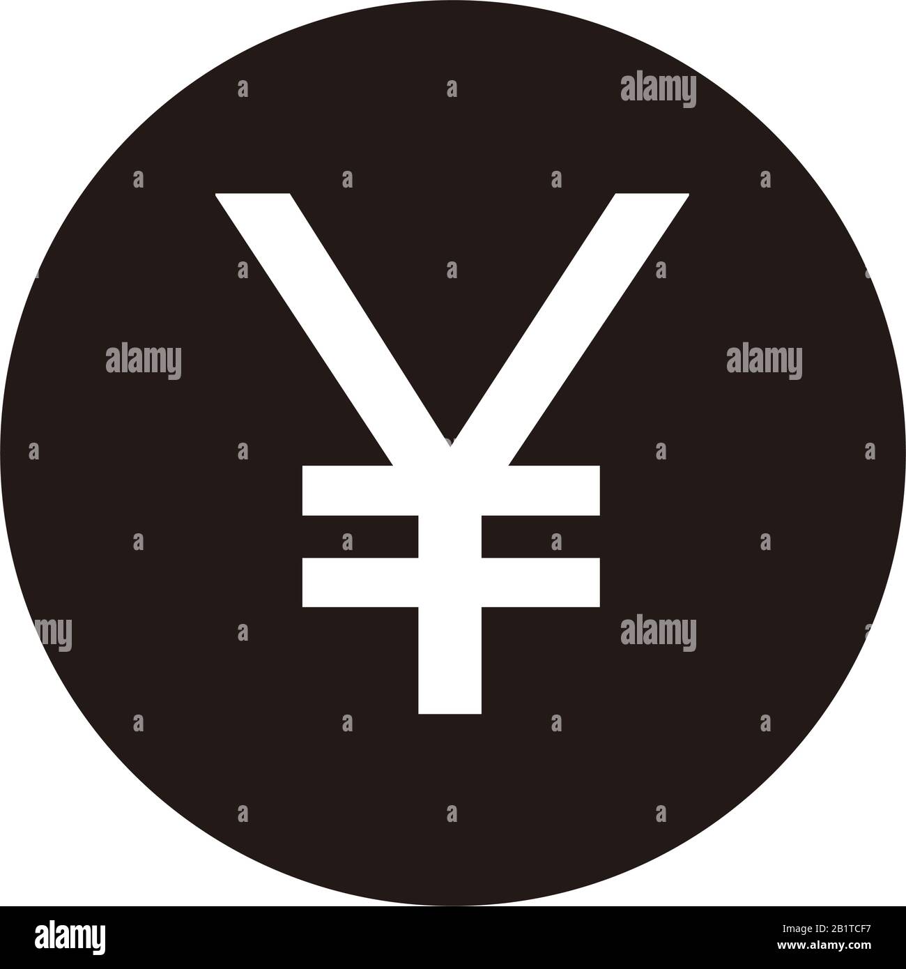 Yen Sign Icon, Yen vector illustration for graphic and web design Stock ...