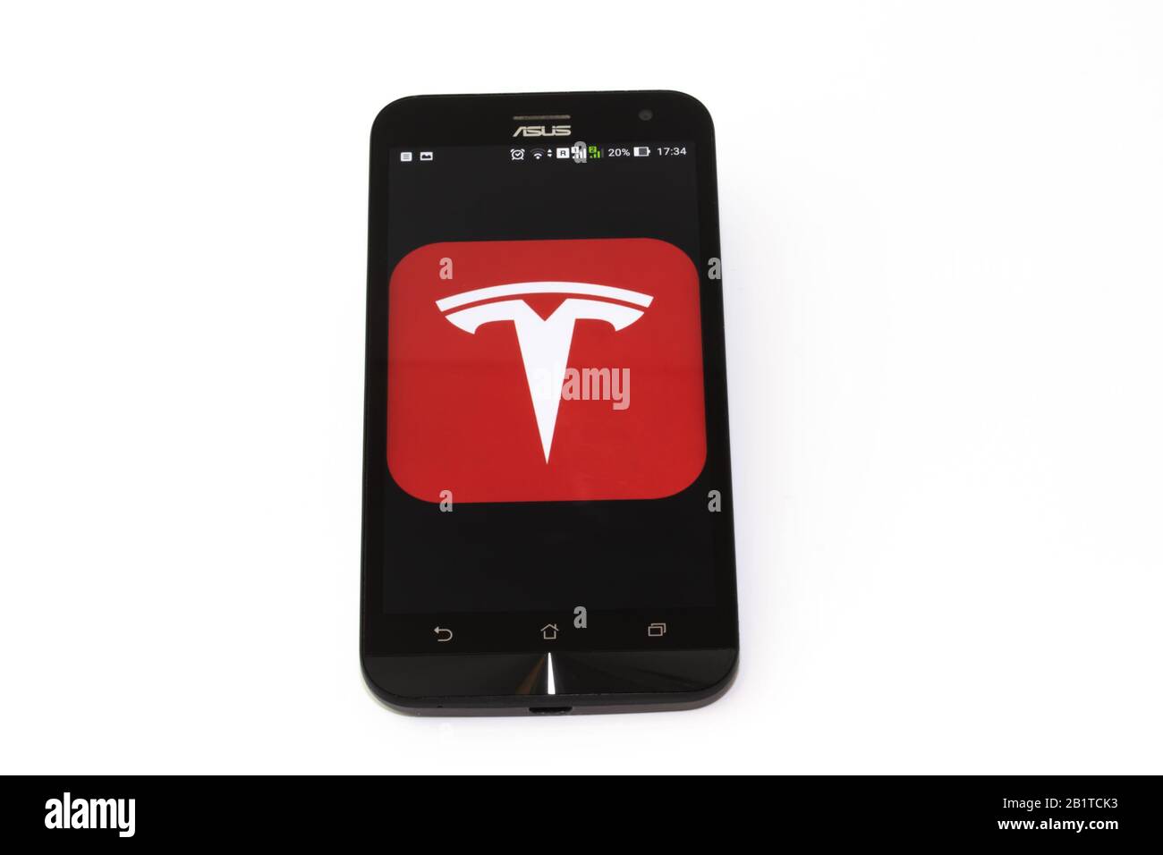 Tesla car Cut Out Stock Images & Pictures - Alamy