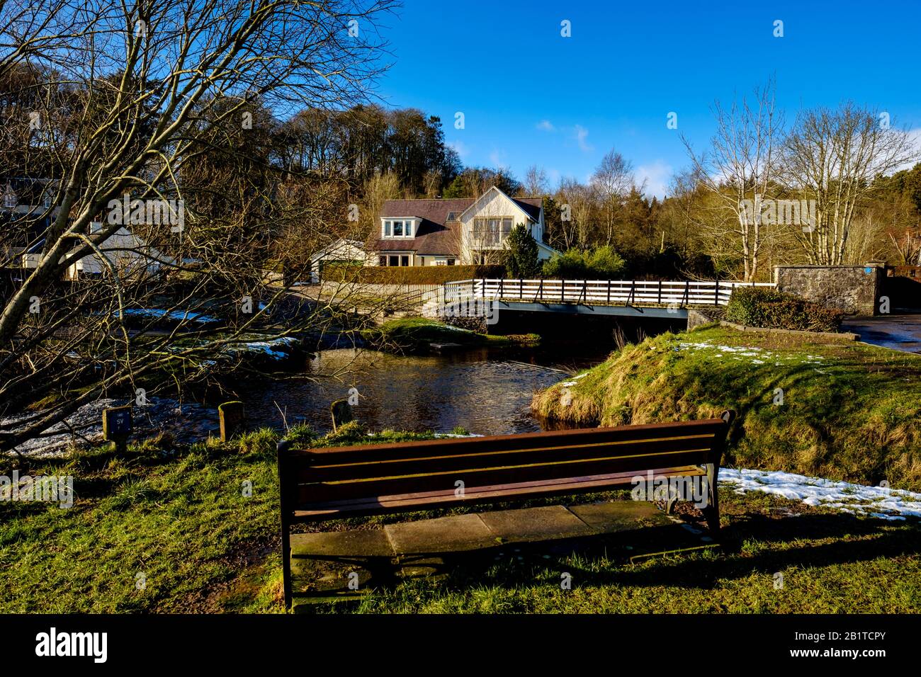 West linton scotland lyne water hi-res stock photography and images - Alamy