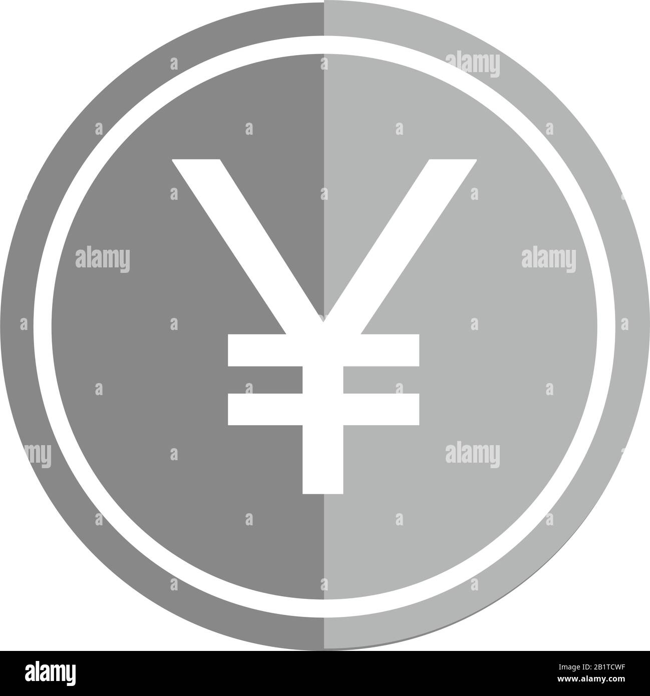 Yen Sign Icon, Yen vector illustration for graphic and web design Stock ...