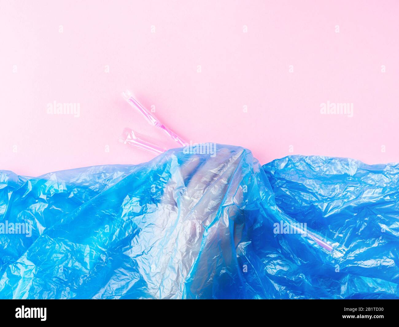 Plastic straws thrown in ocean. Pollution concept Stock Photo - Alamy