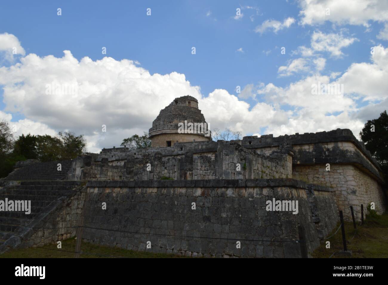 Chichen Itza Mayan Observatory Stock Photo - Alamy