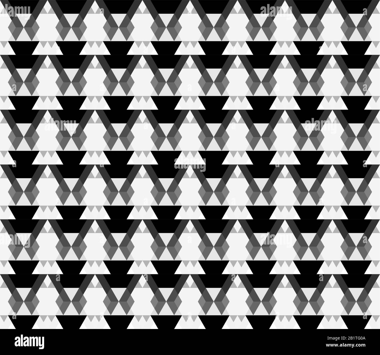 Seamless black and white geometric pattern. Repeat low polygon texture ...