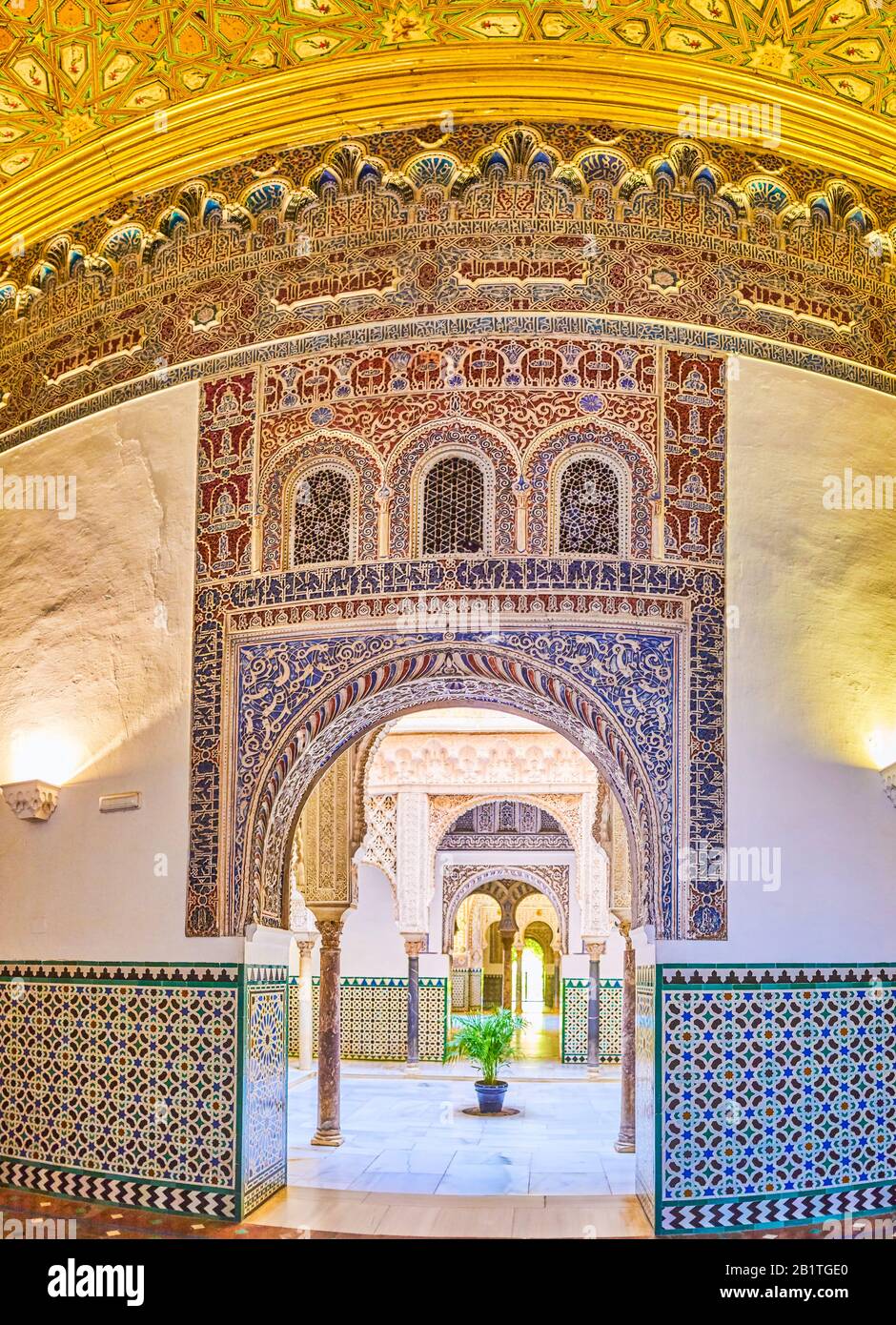 Alcazar Seville Palace Moorish High Resolution Stock Photography and ...
