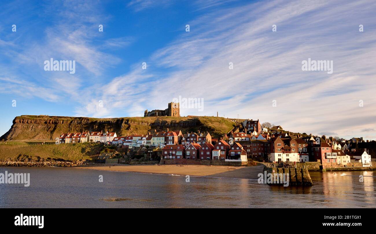 Whitby old town,North Yorkshire,England,UK Stock Photo - Alamy