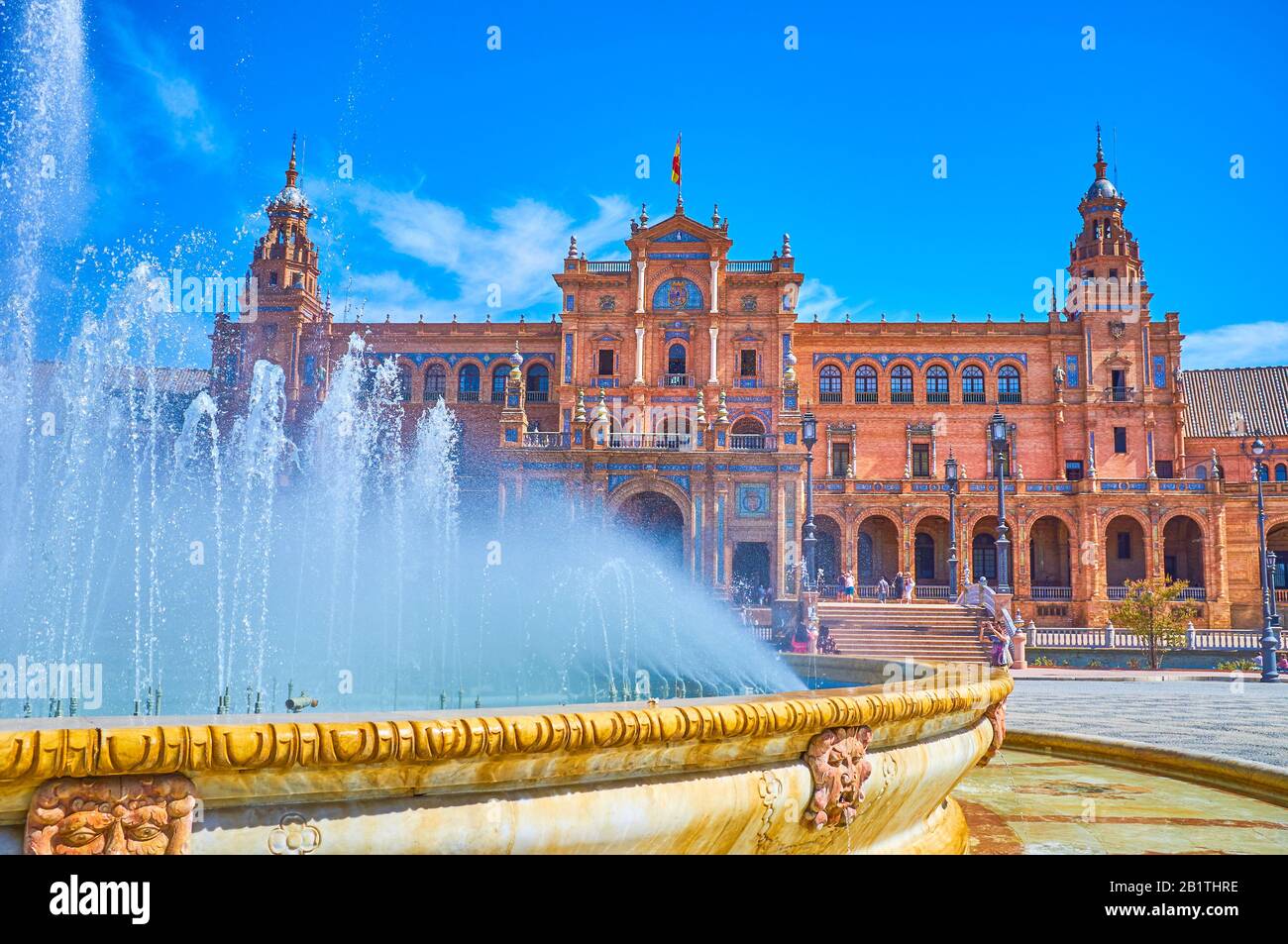 Moorish Architecture Water Fountain High Resolution Stock Photography ...