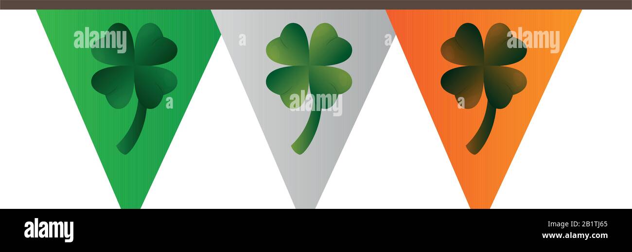 Ireland flag colors Stock Vector Images - Alamy