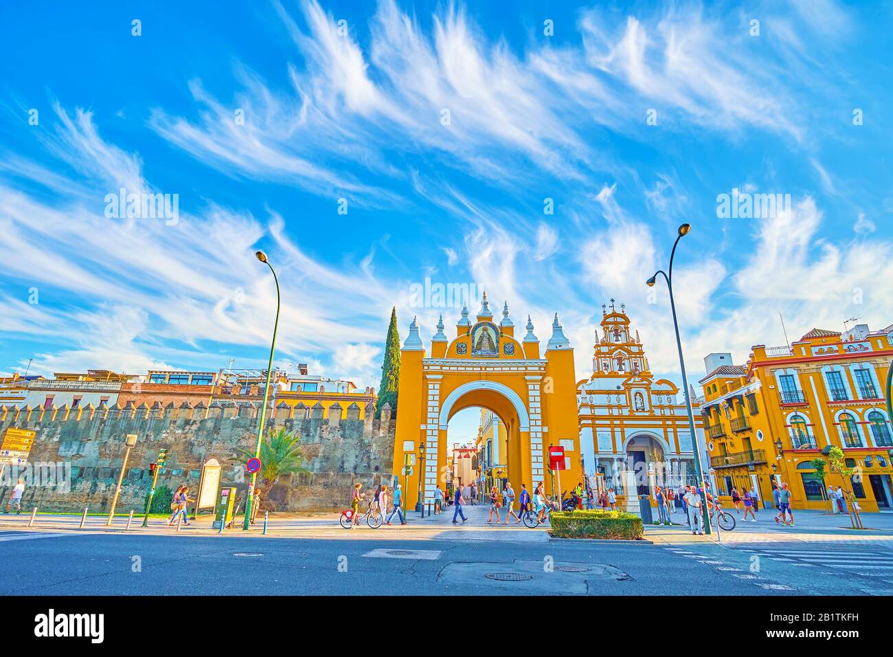 Macarena gate seville hi-res stock photography and images - Alamy