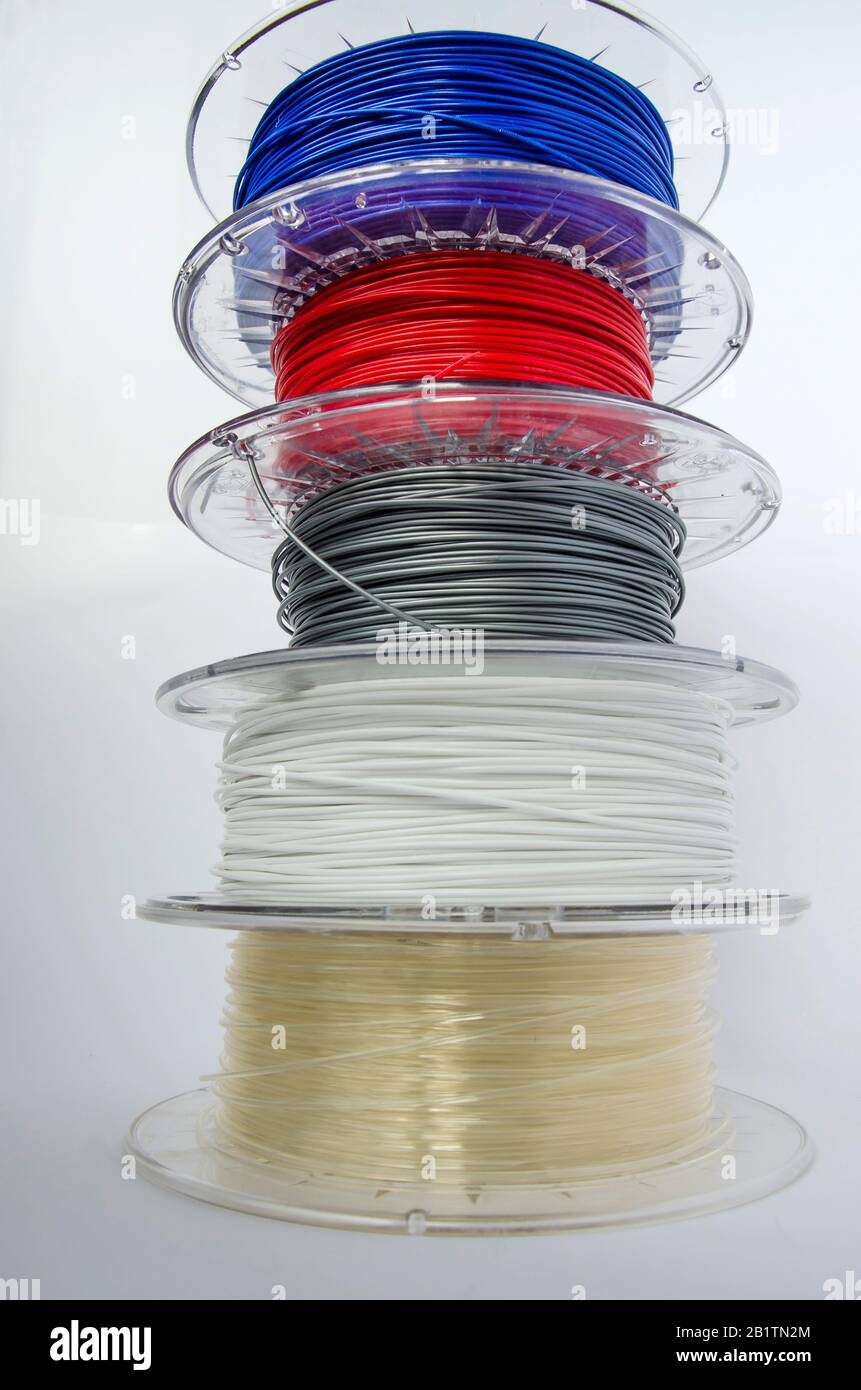 Plastic for 3D printing, different colors plastic filament, ABS/PLA ...