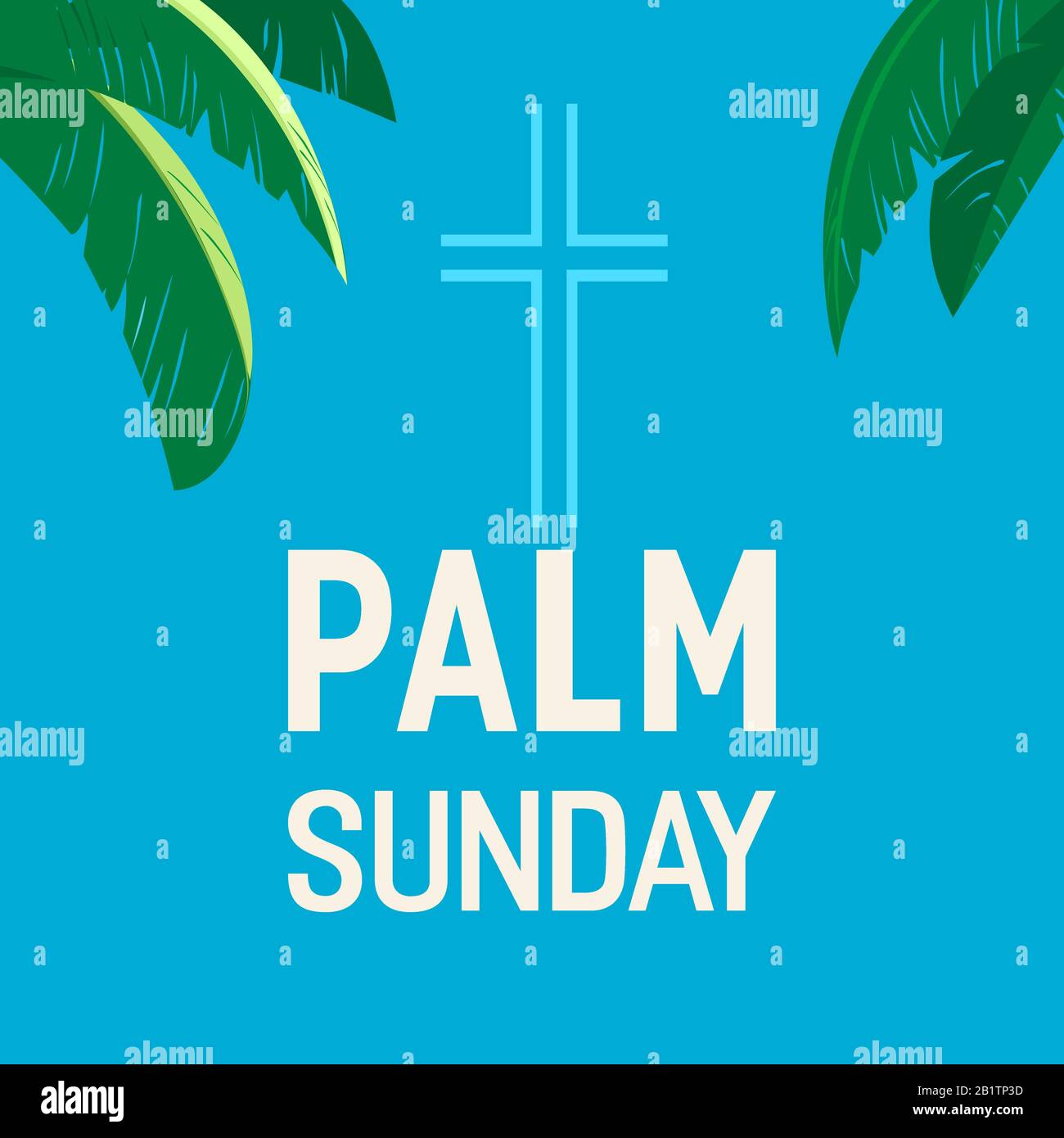 Palm sunday catholic church Stock Vector Images - Alamy