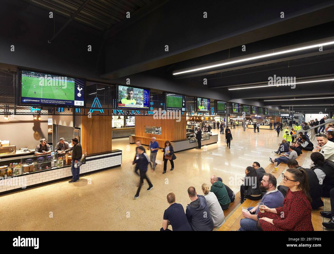 Market PLace with its stall and tiered seating. The New Tottenham ...